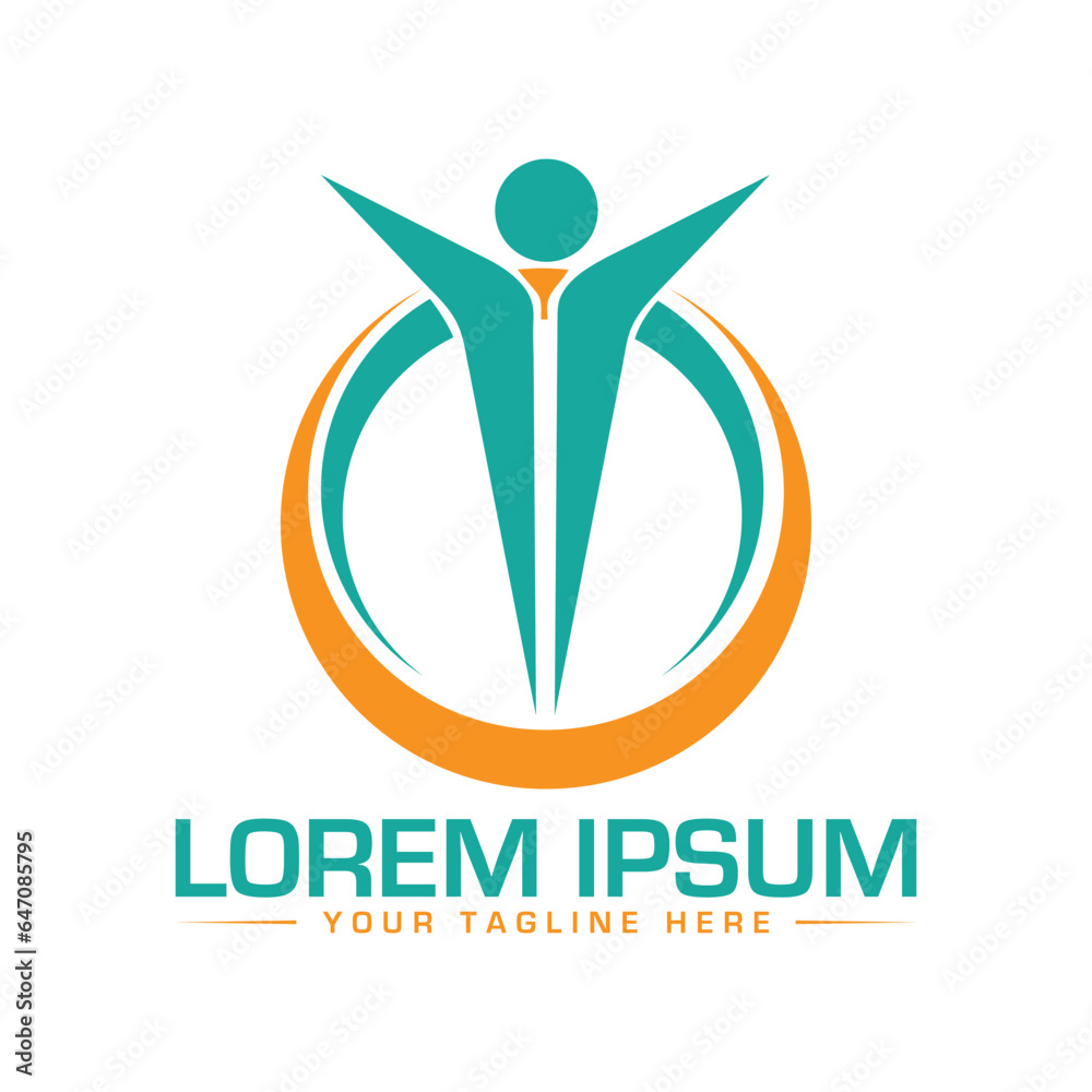 Health logo design unique and creative logo design Stock Vector | Adobe ...
