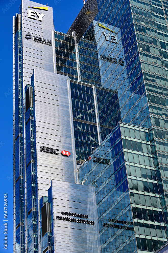 Warsaw, Poland, Europe - Rondo 1 skyscraper office building class AAA ...