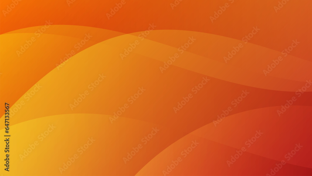 Abstract orange gradient background with dynamic overlay layers Stock ...