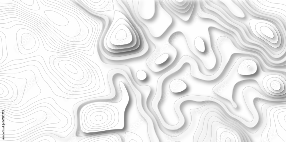 Background lines Topographic map. Geographic mountain relief. Abstract ...