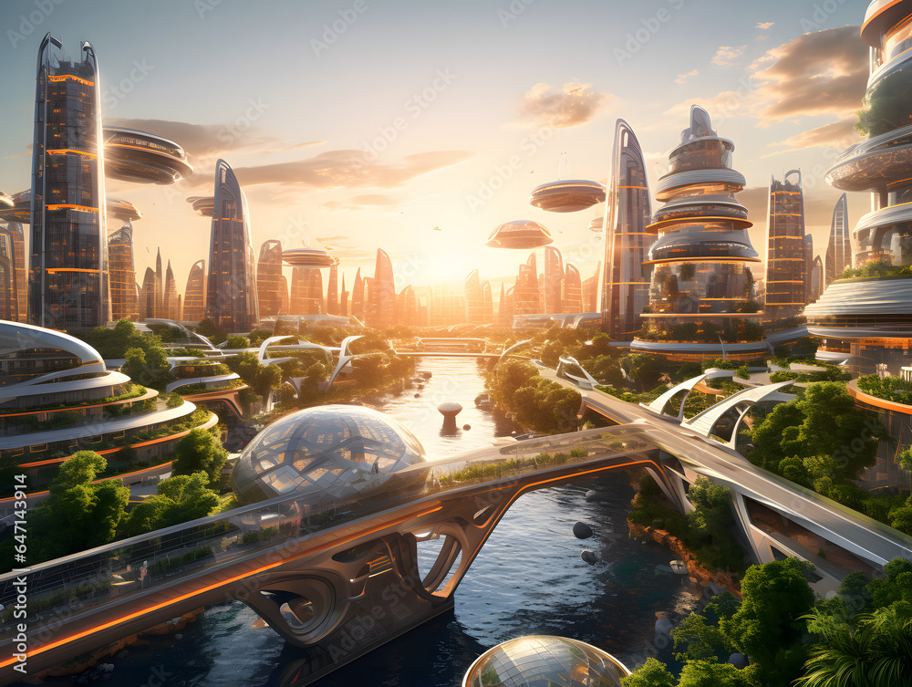 Innovative Technology Futuristic Smart City with Sustainable ...