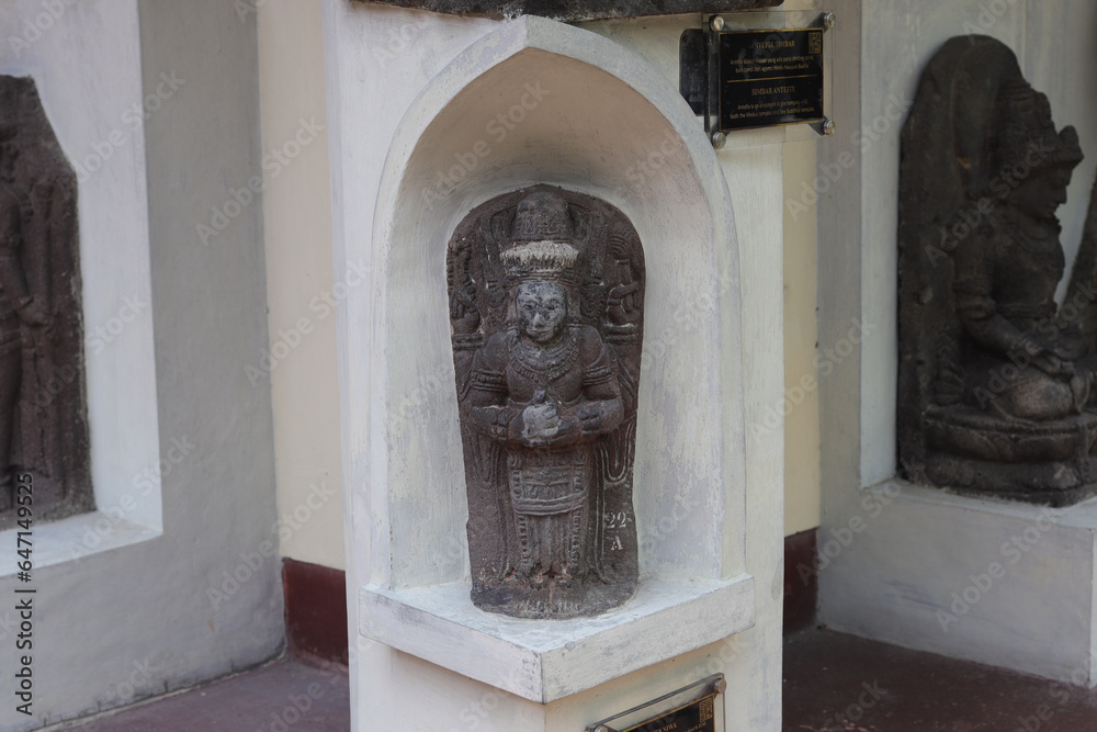 Arca statue at the Sonobudoyo Museum. This statue was used for worship ...
