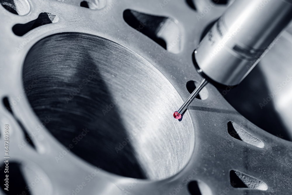 Working Coordinate Measuring Machine Probe Cmm On Milling Work Sensor Quality Control After