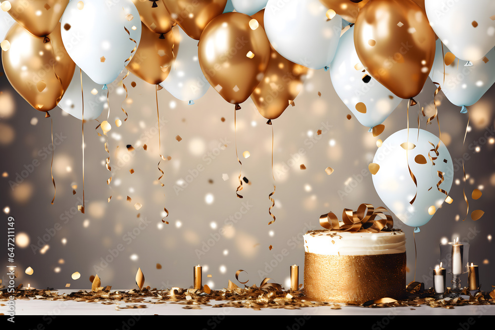 birthday party balloons, colourful balloons background and birthday ...