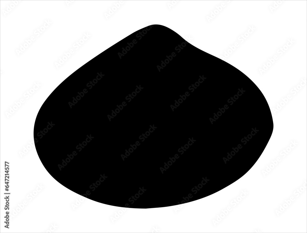 Clam shell silhouette vector art Stock Vector | Adobe Stock Clam shell silhouette vector art Stock Vector | Adobe Stock