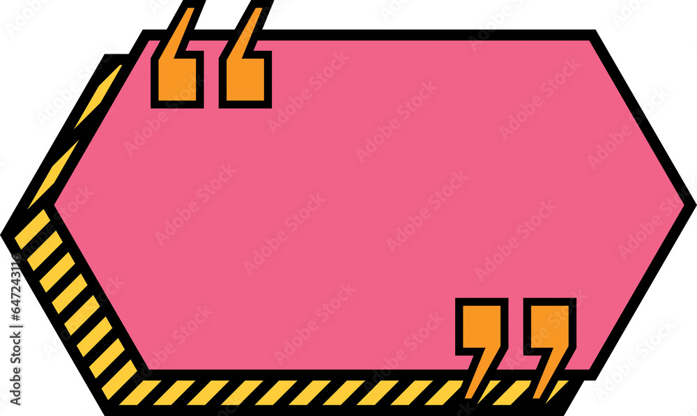 Digital png illustration of pink text bubble with copy space on ...