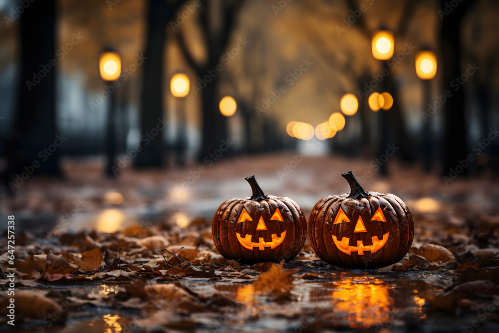 scary spooky halloween season, monster skull and crossbones halloween ...