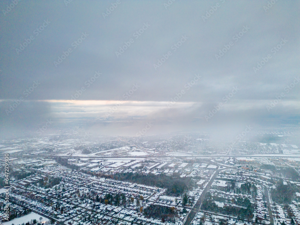 Experience the raw power and serene beauty of a winter storm in Barrie ...