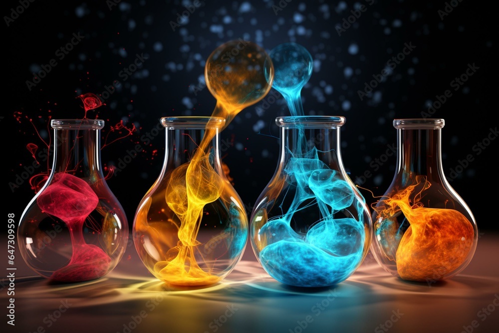 An image depicting different states of matter - gas, solid, and liquid ...