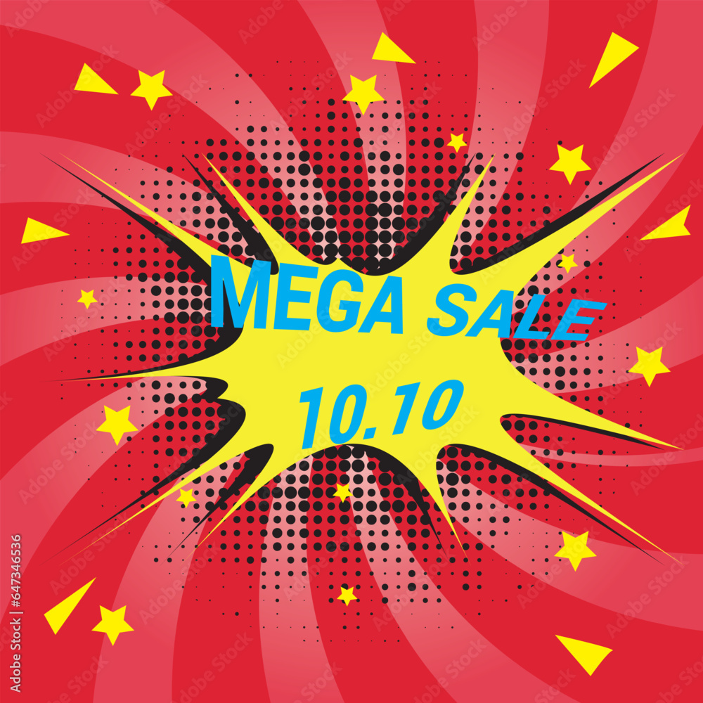 Comic lettering coming soon. Vector bright cartoon illustration in ...