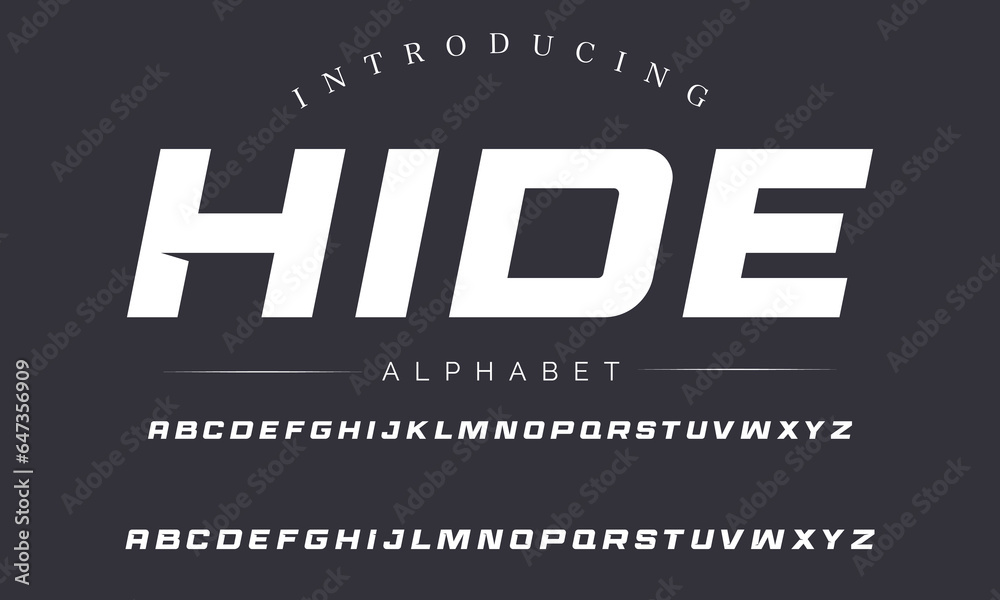 Hide Speed sport alphabet, bold angled and italic letters with dynamic ...