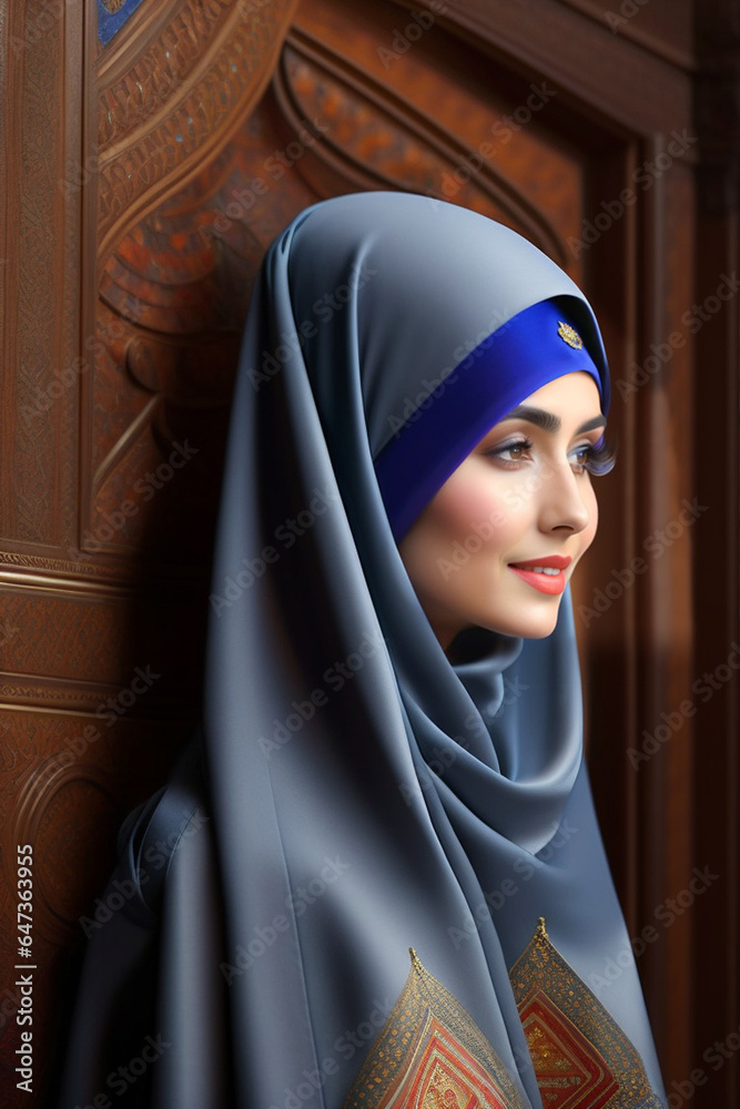 "Chador" is a type of women's covering in Iran. The design of this ...