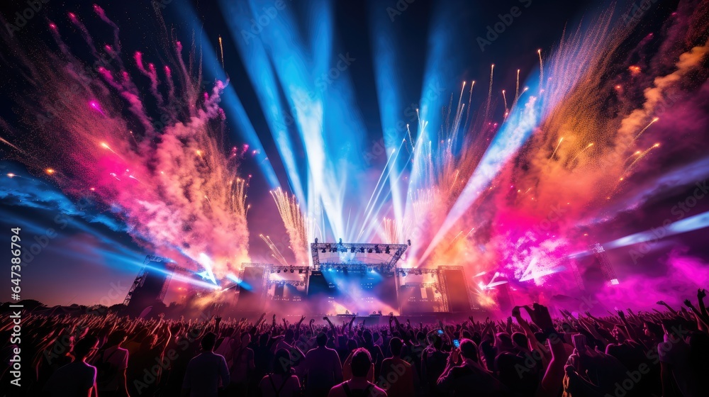 electrifying atmosphere of a sold-out stadium during a major sporting ...