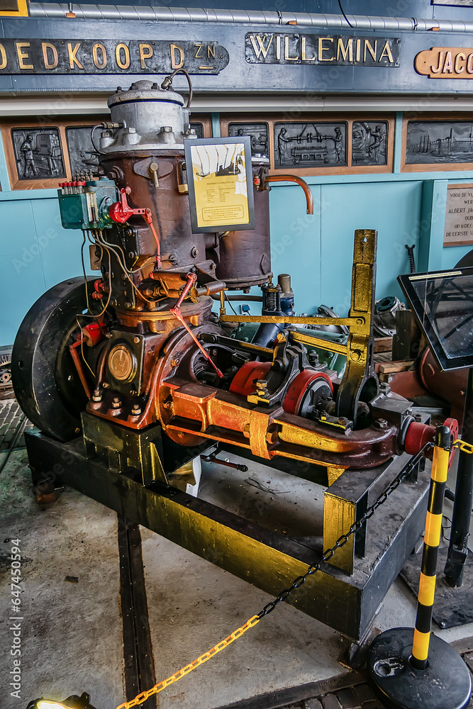 Zdjęcie Stock: Interior of ‘t Kromhout Museum. ‘t Kromhout Museum ...