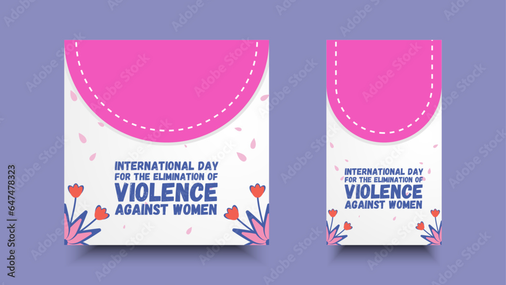 International Day For The Elimination Of Violence Against Women. Design ...