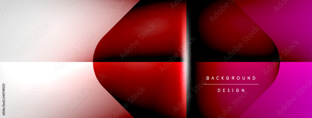 Vector abstract line background with glowing effects and shadows ...