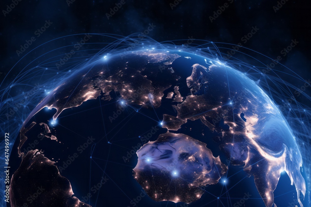 Connected Earth: A Networked World of Wires and Infrastructures Stock ...