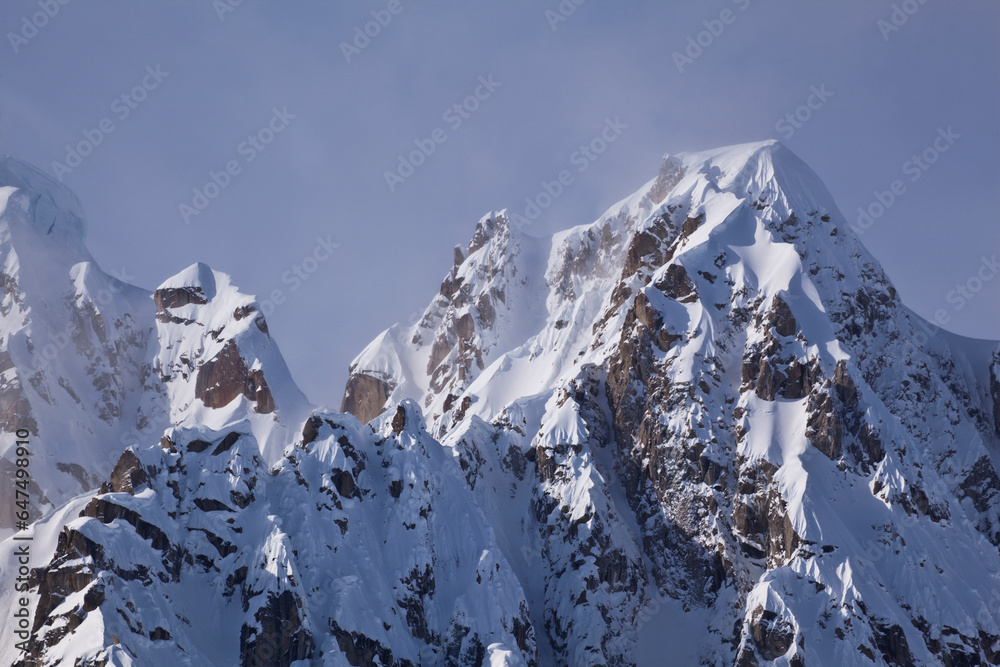 Misty Clouds Swirl Across The Summit Of Roostercomb, A Peak In The ...