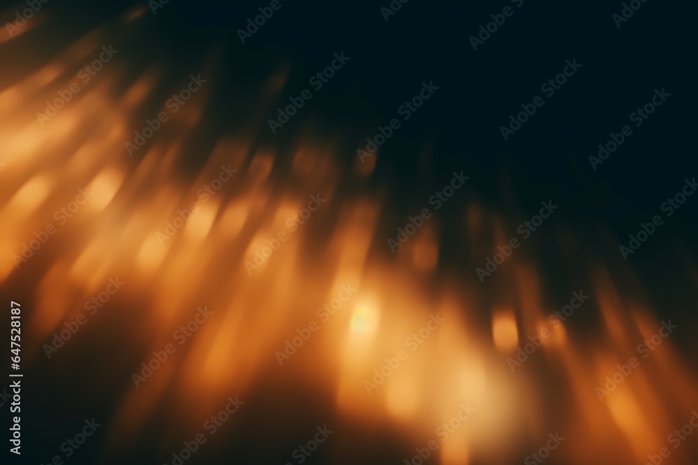 Blur light overlay. Defocused rays. Sun beam leak reflection. Bokeh ...