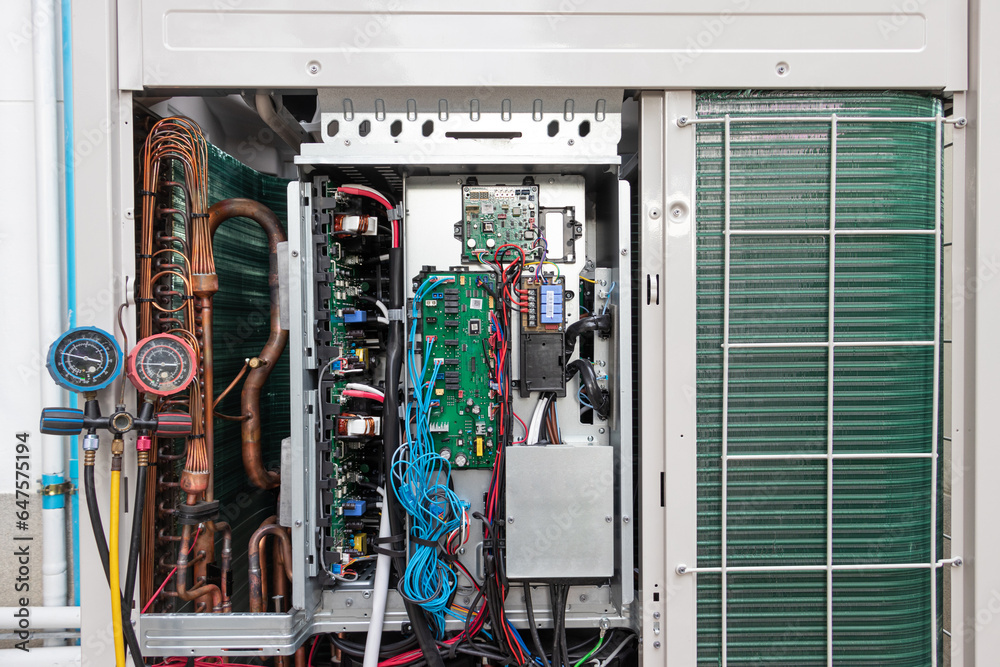 The operation of the installing and maintaining the new industrial air ...