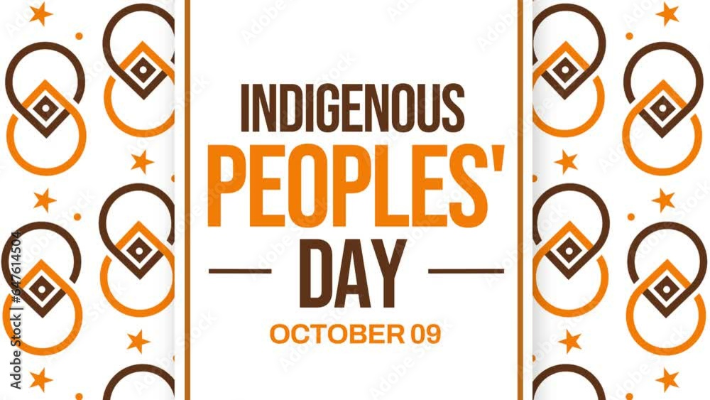 Indigenous Peoples Day wallpaper animation background 4k with ...