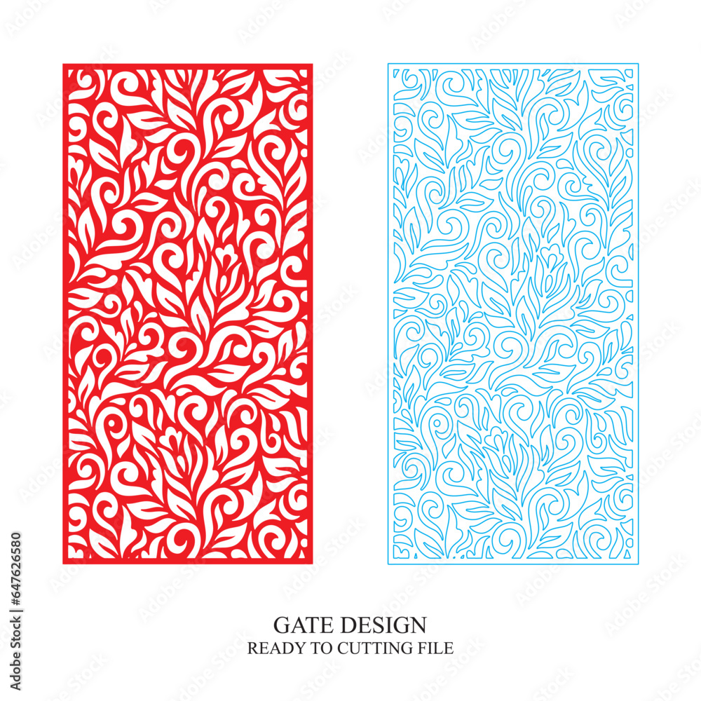 Gate Jali Design for laser Graphic and Plywood, Partition, Cnc Router ...