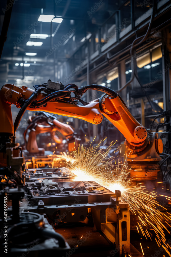 A malfunctioning robotic arm sparks chaos in an automated factory ...