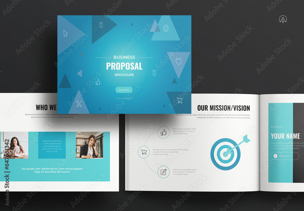 Business Proposal Landscape Stock Template | Adobe Stock