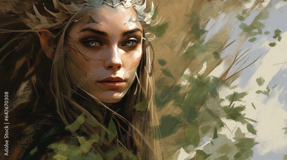 Fantasia: Elven Fairy Warrior Princess - fantasy, woman, fairy, elf ...