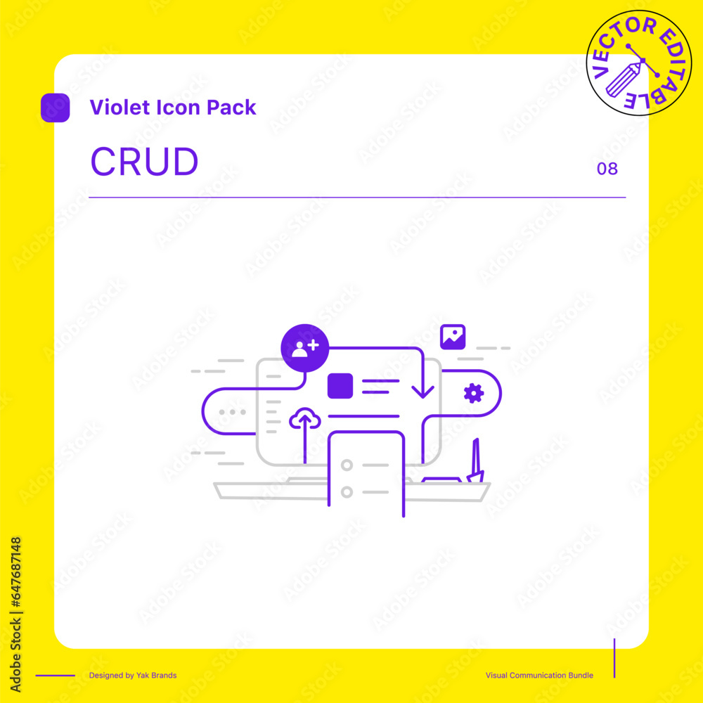 Outline User Interface - Crud vector illustration Stock Vector | Adobe ... Outline User Interface - Crud vector illustration Stock Vector | Adobe ...