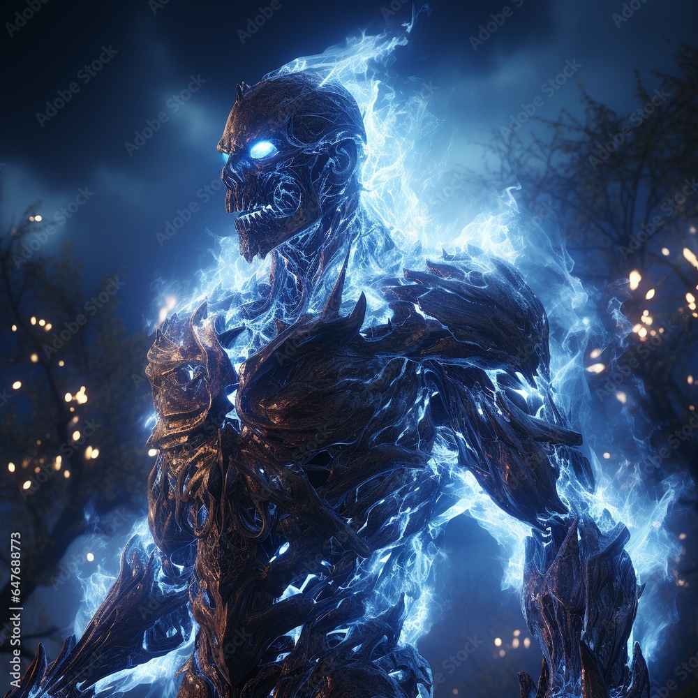 A terrible and mysterious Monster exuding mysterious energy. A ...