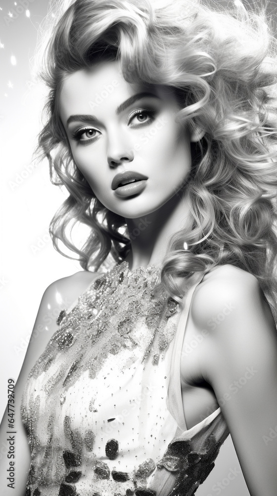 beautiful 20-year-old top model exudes elegance and style in a ...