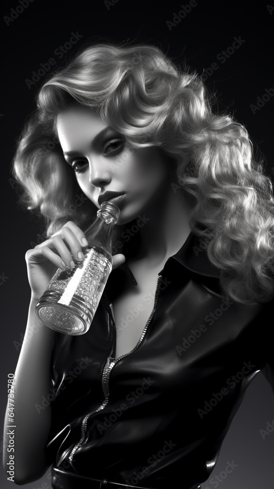 20-year-old top model exudes elegance and style in a glamorous ...