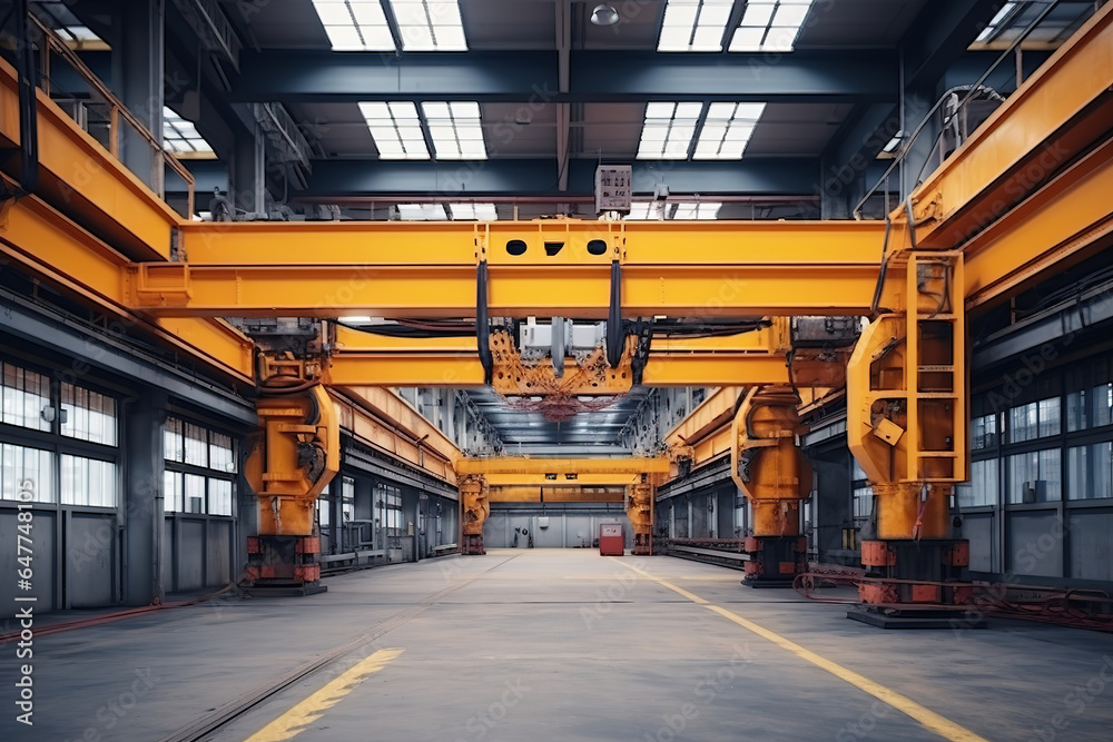 Overhead crane or bridge crane include hoist lifting for transportation ...