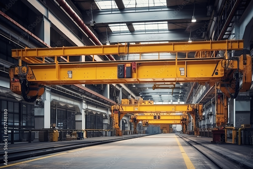 Overhead crane or bridge crane include hoist lifting for transportation ...