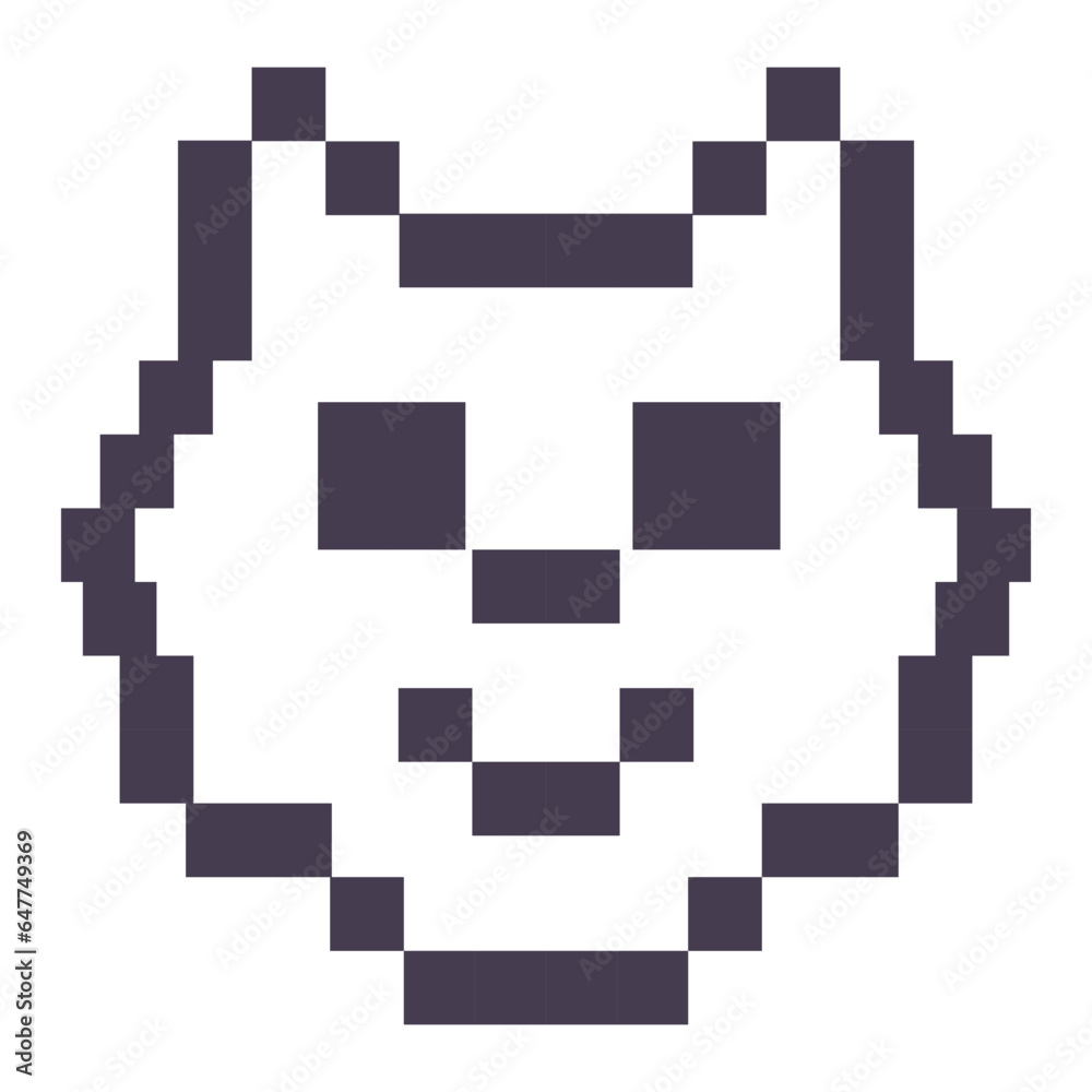 Pixel art fox character.Retro vintage 80s.Video game graphics. Cute ...