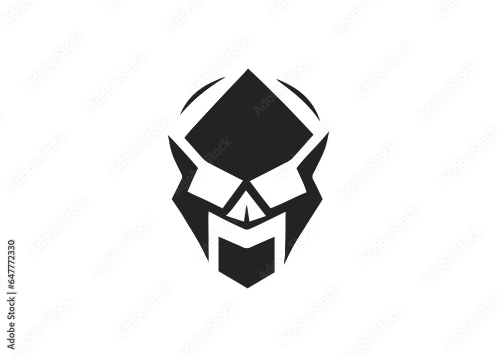 Skull Human Vector Deaths head. Mortality symbols. Hellspawn. Satanic ...