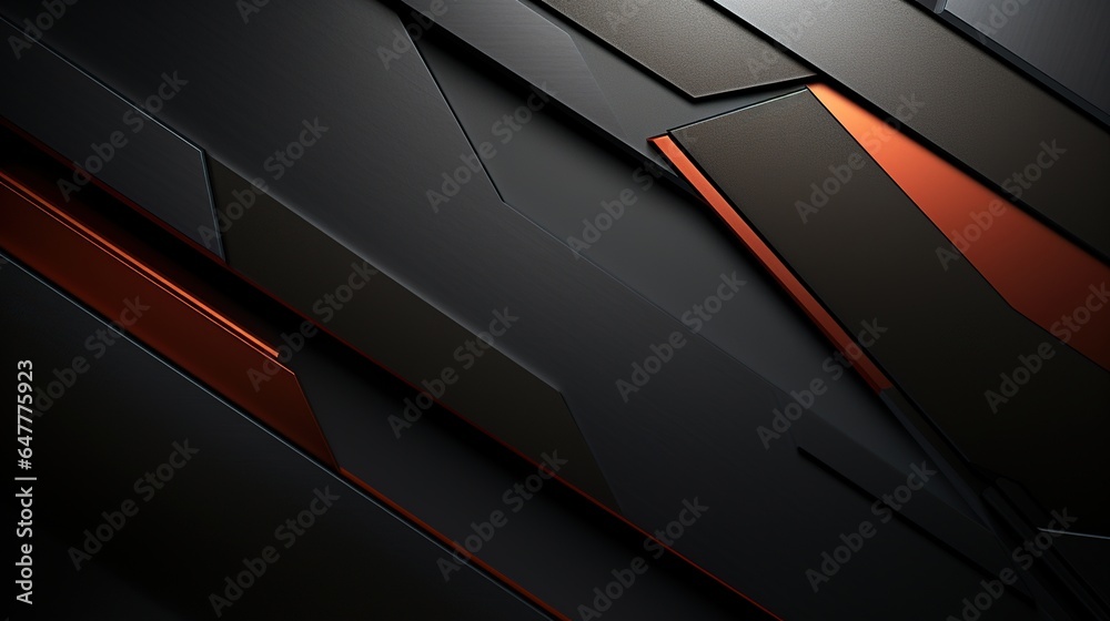 Seamless black gold Metal Plate Pattern background. AI generated image ...