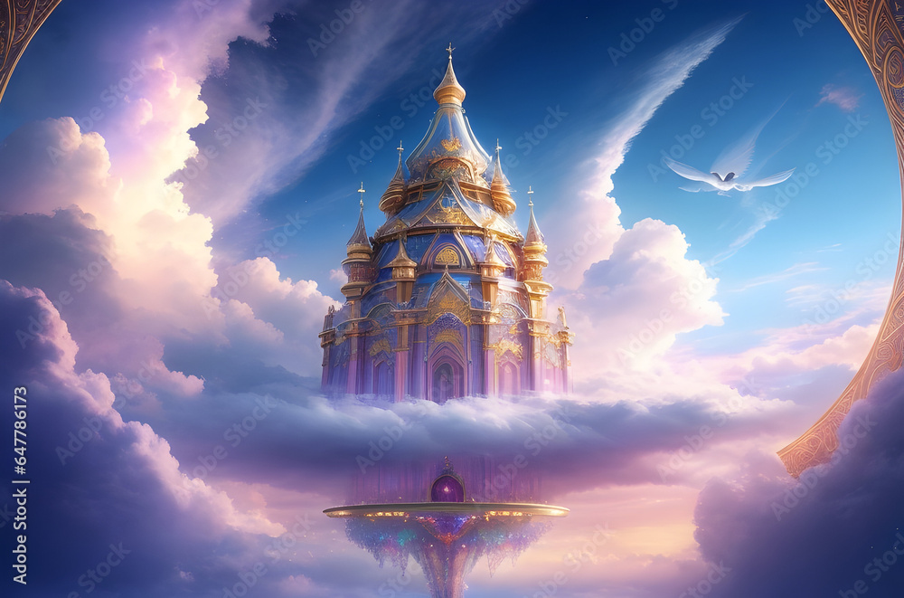 Journey to a heavenly realm in the clouds, home to celestial beings ...