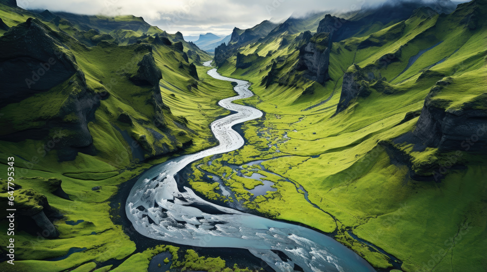 Mesmerizing beauty of Iceland's emerald-colored glacial rivers from a ...