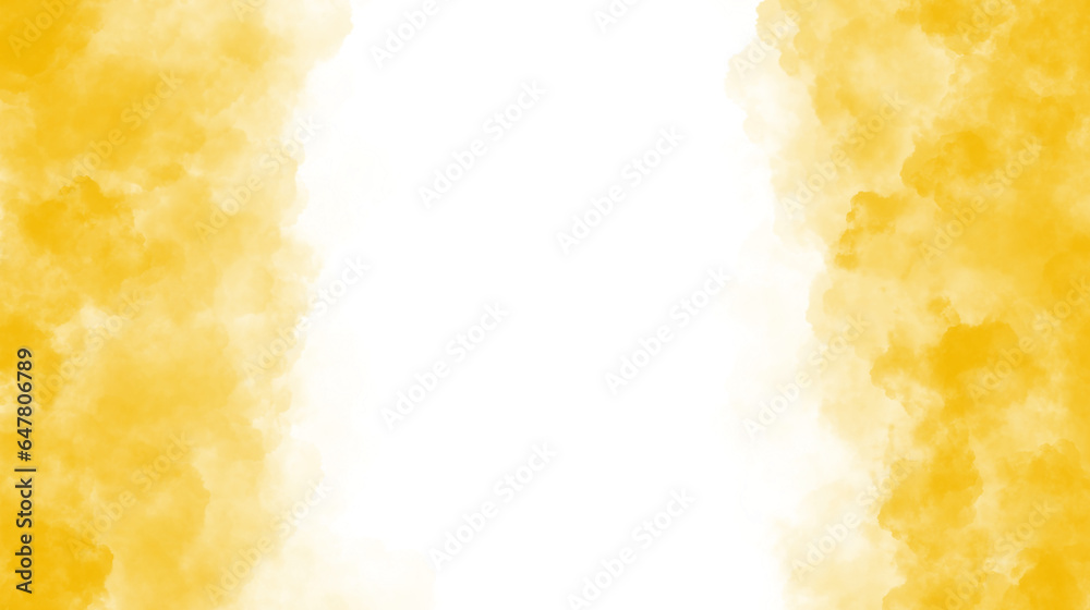 Yellow clouds. Clouds with transparent background of yellow color ...