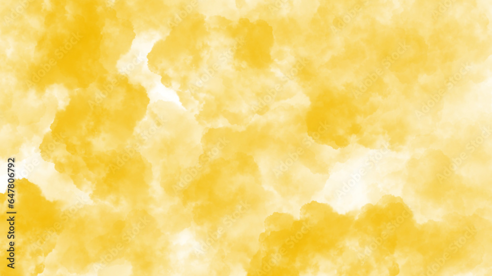 Yellow clouds. Clouds with transparent background of yellow color. Bottomless clouds. Clouds PNG ...