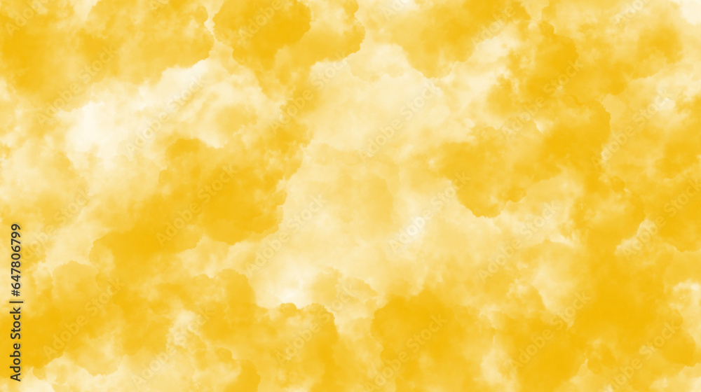 Yellow clouds. Clouds with transparent background of yellow color. Bottomless clouds. Clouds PNG ...