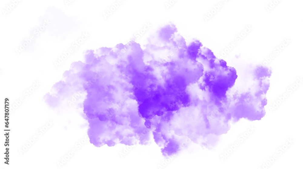 Lilac clouds. Clouds with transparent background of lilac color ...