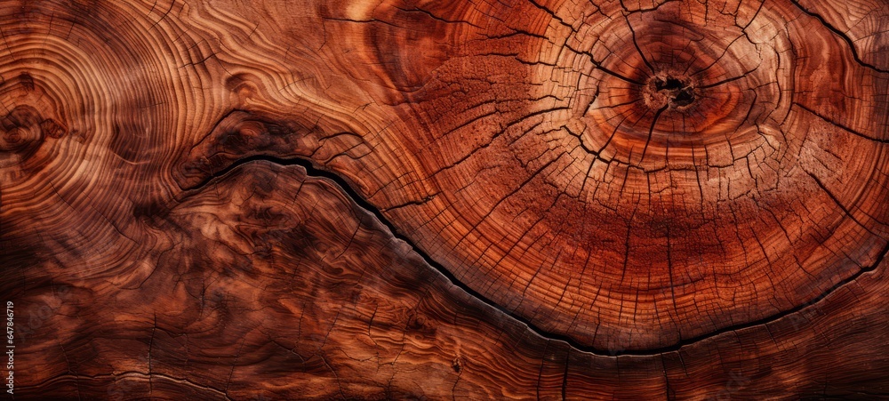 Cut of a Mahogany tree texture. Mahogany Wood texture background ...