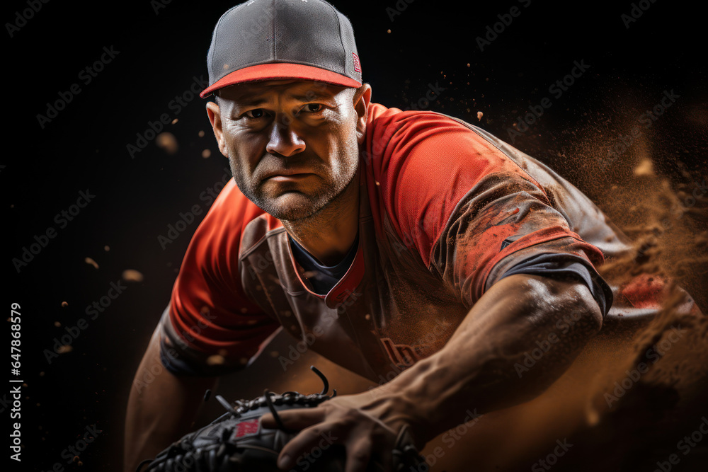 Baseball Pitcher. Pitcher winding up for a throw, illustrating the ...