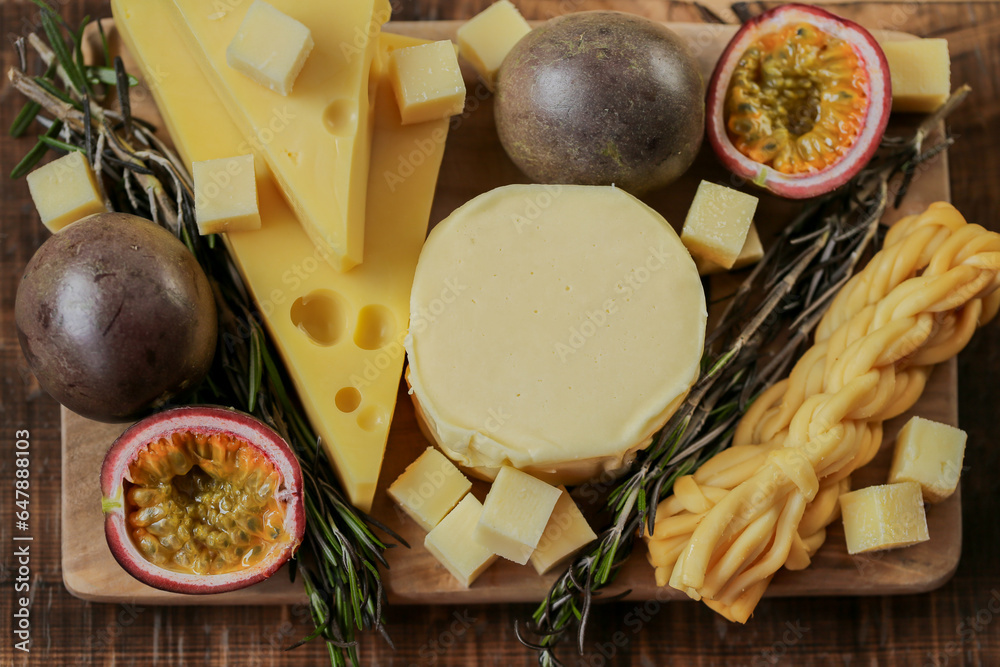 cheeses, rosemary and passion fruit.milk fat and Milk products.Cheese ...