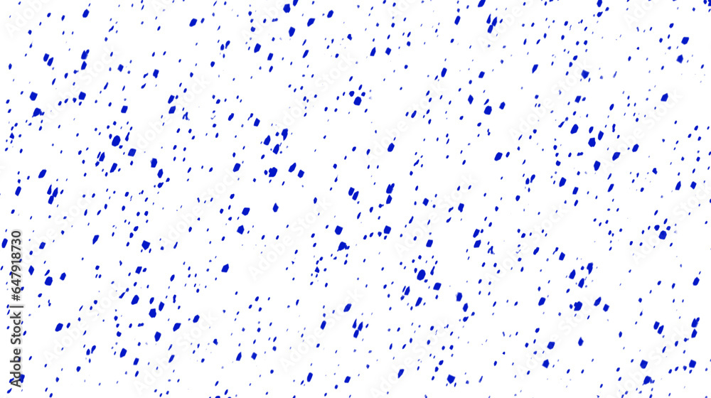 Blue dots. Spots, specks, grains, confetti, snow, stars with ...