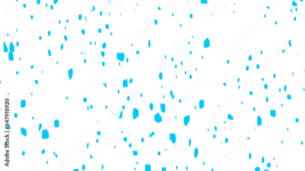 Sky blue dots. Spots, specks, grains, confetti, snow, stars with ...