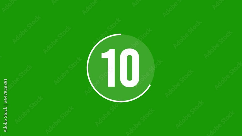 15 seconds countdown timer, countdown timer 15 second, 15 second animation from 15 to 0 seconds ...